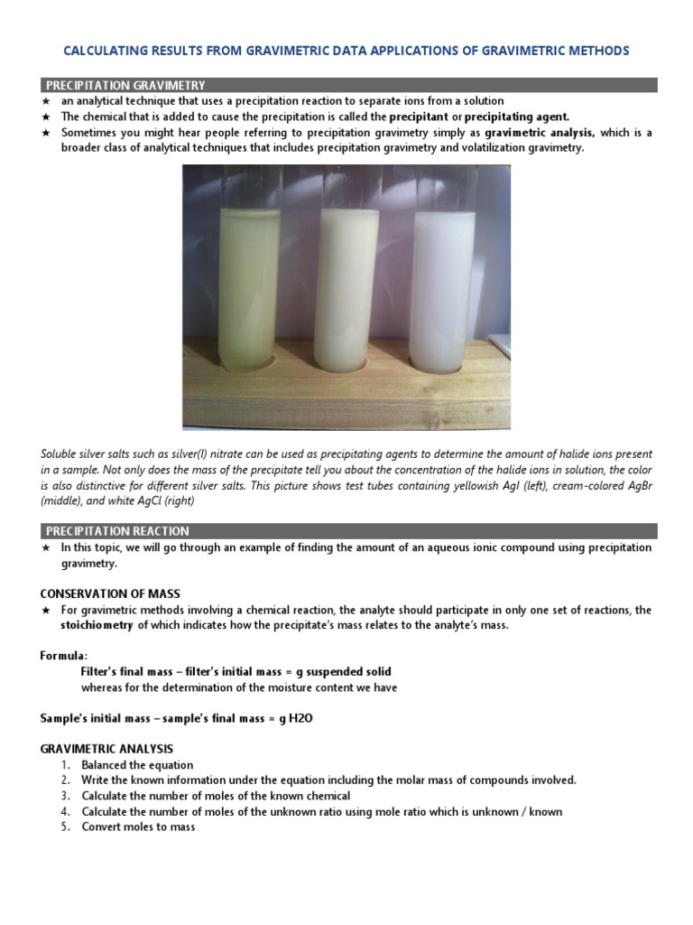 calculating-results-from-gravimetric-data-applications-of-gravimetric
