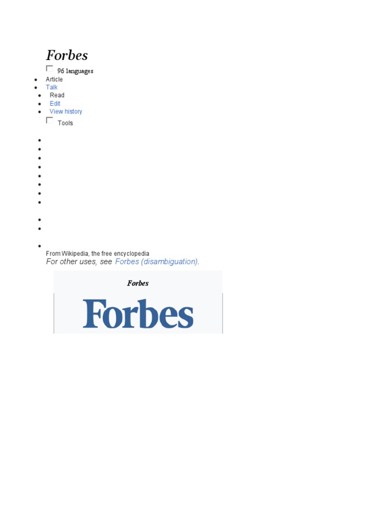 Forbes | PDF | Forbes | Companies