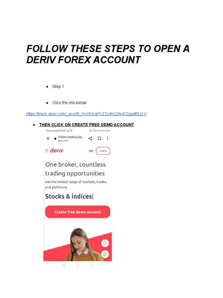 How To Open A Deriv Forex Account. PDF-4 | PDF | Password | Software