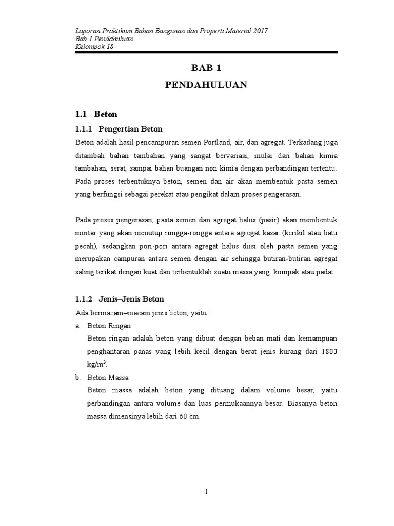 BAB 1 Pendahuluan FIX | PDF | Griya & Taman | Teknologi & Rekayasa