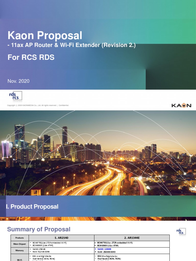 Technical - 11ax Router & Extender - RCSRDS - Kaon - Rev.2 - 261120 ...