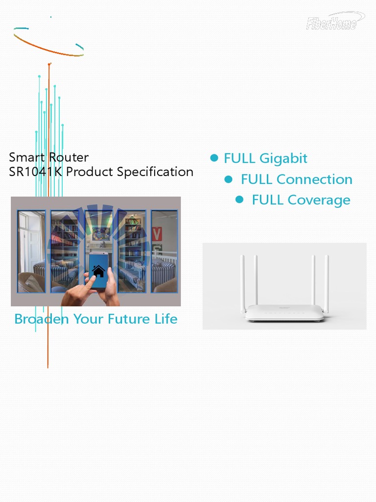 Smart Router Brochure SR1041K) | PDF | Wireless Lan | Ip Address