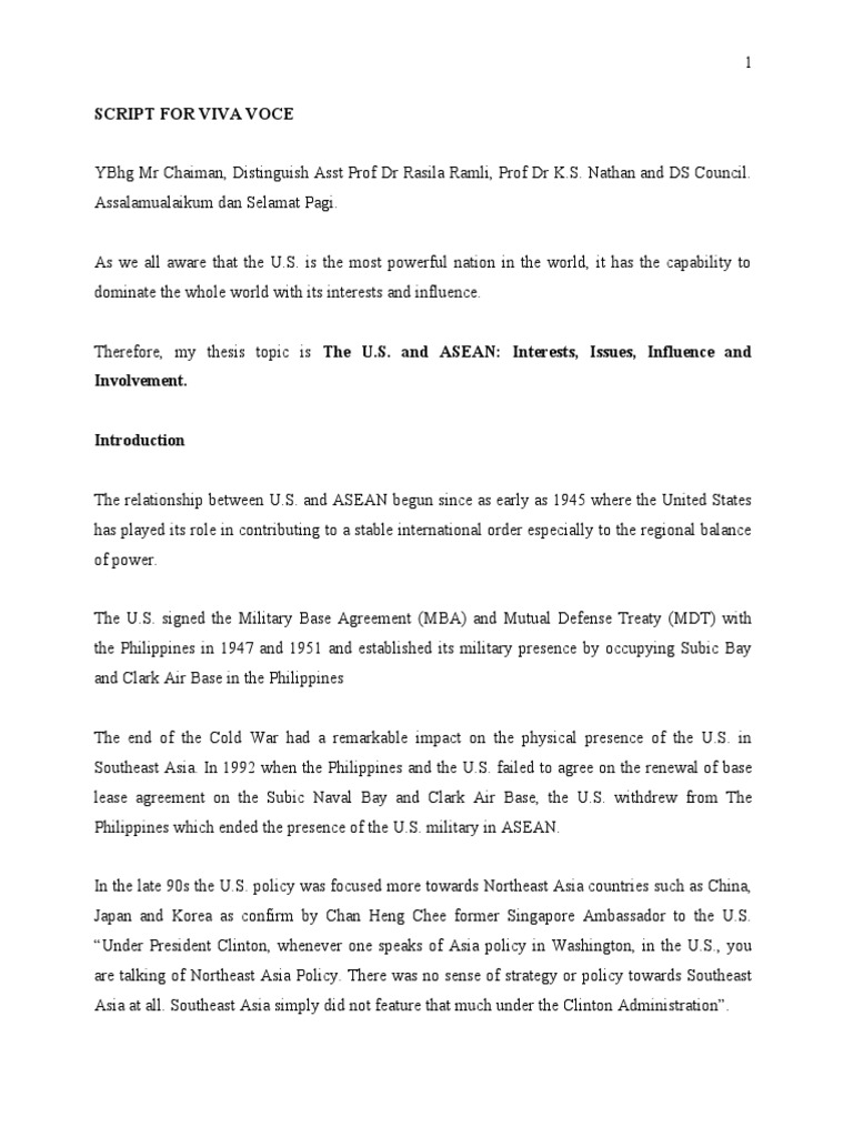 Script For Viva Voce | PDF | China | World Politics