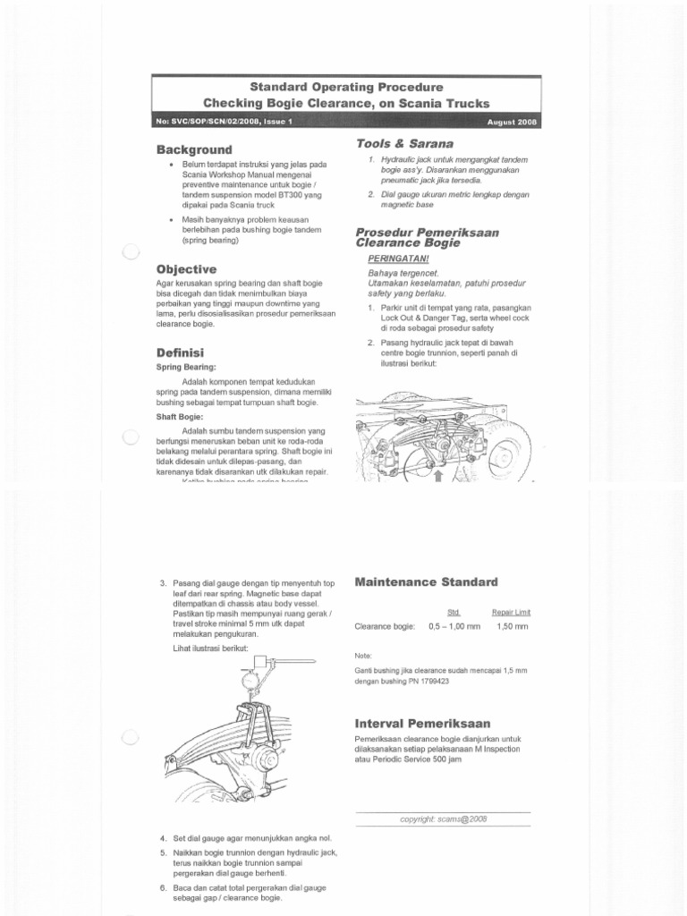 SOP Checking Boogie Radial Play | PDF