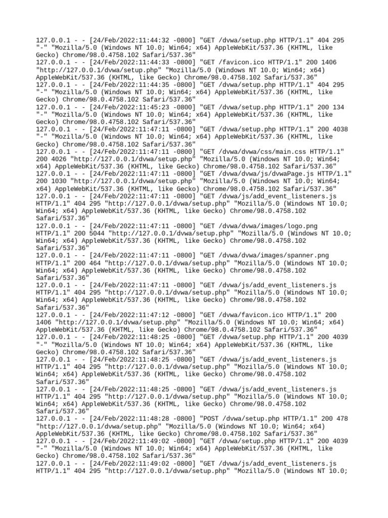 Idor - Apache Access Logs | PDF | Safari (Web Browser) | Software