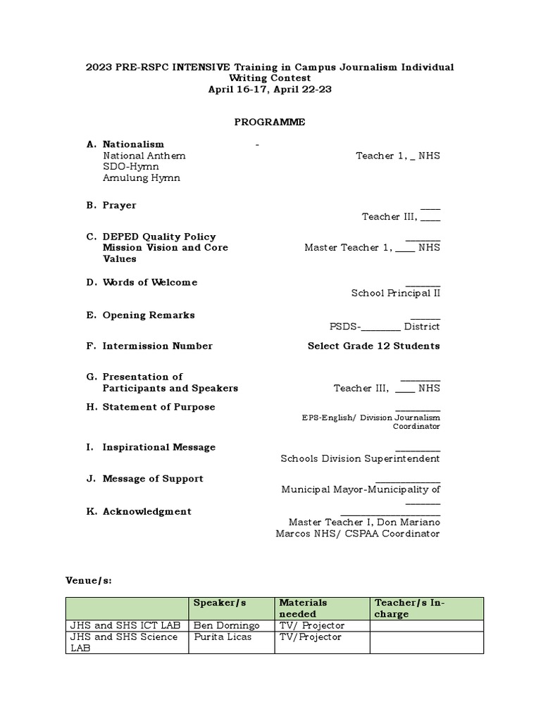 RSPC Training Program and Committee Sample | PDF | Gemstone