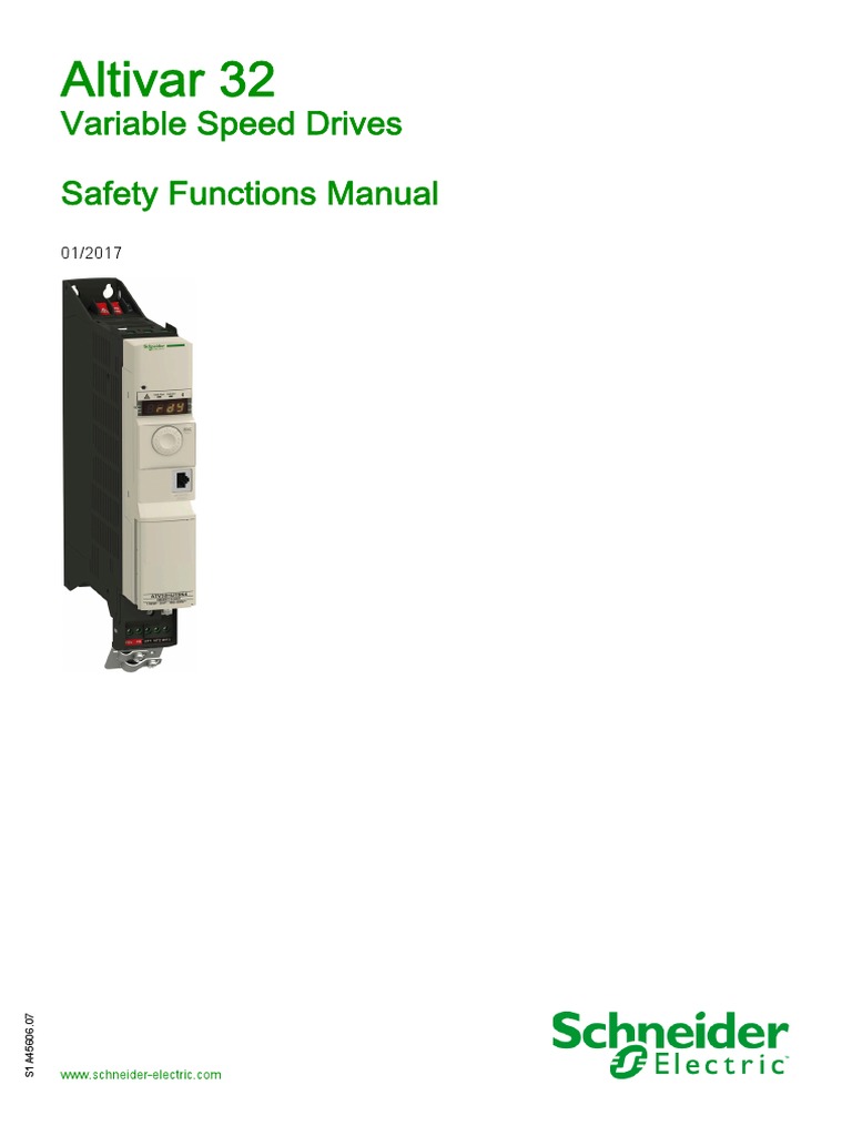 ATV32 Safety Functions Manual EN S1A45606 07 | PDF | Direct Current ...