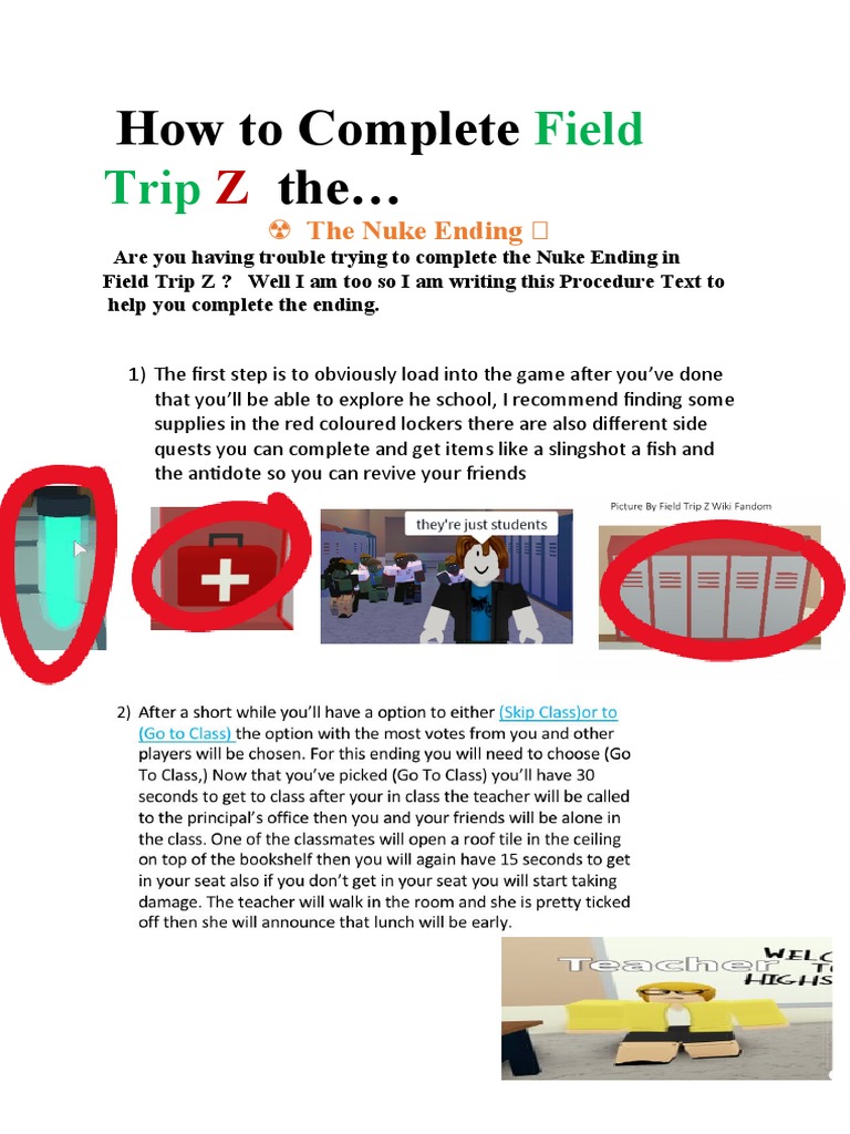 Field Trip Z | PDF