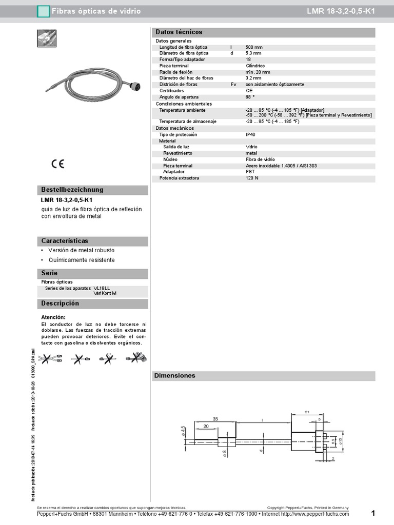 Fibra Optica Peperl Fuchs | PDF | Fibra óptica | Ciencia de los Materiales