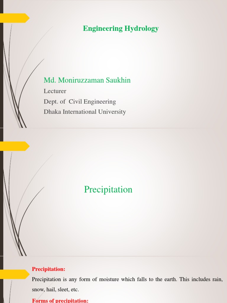 Precipitation | Download Free PDF | Rain | Precipitation