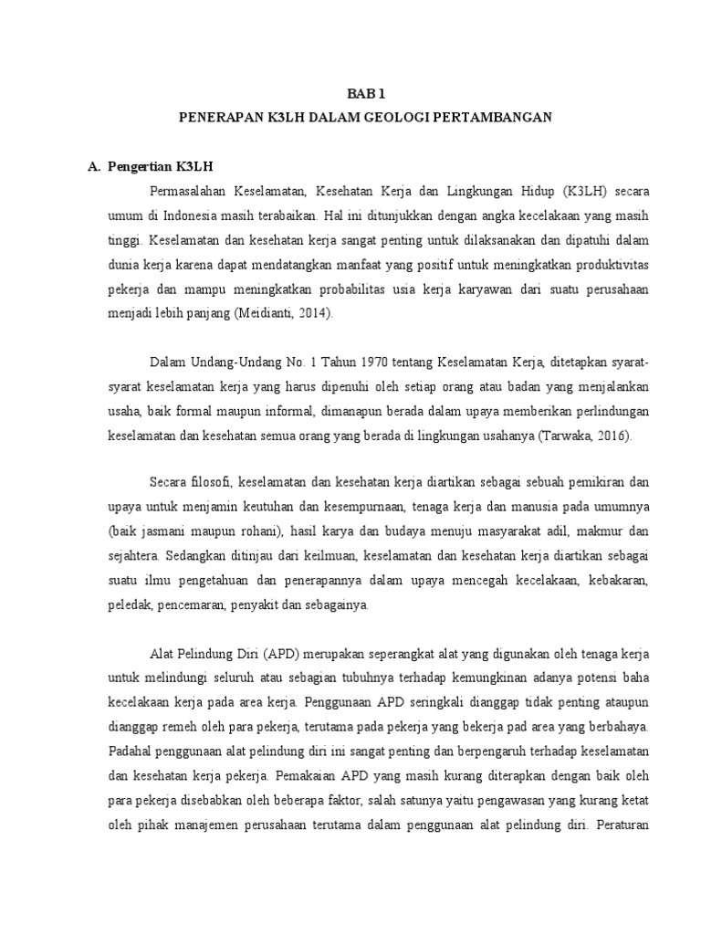 Materi K3LH 1 | PDF | Bisnis