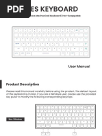 Redragon K618 Horus - Wireless RGB | PDF | Computer Keyboard | Computing