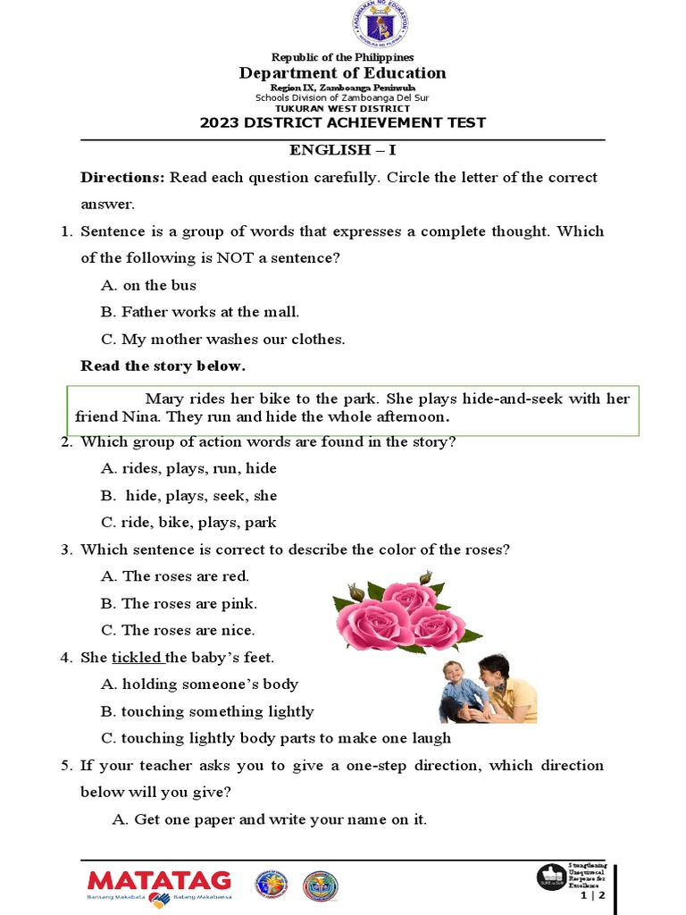 DisAT-TQ-ENGLISH 1 | PDF