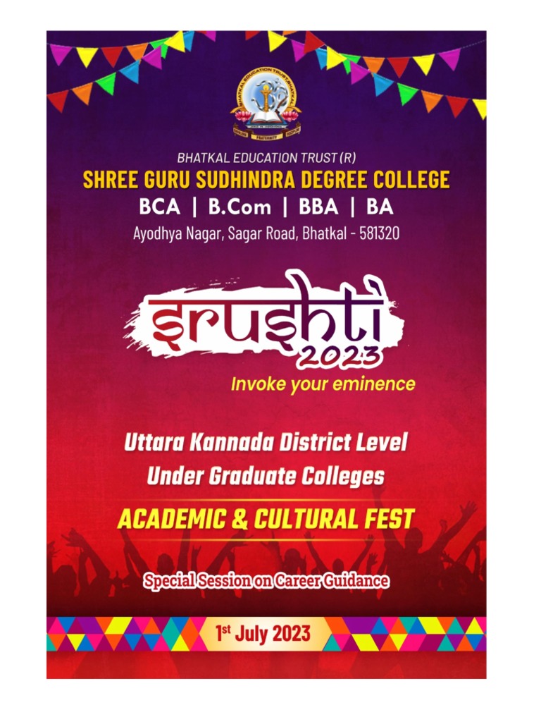 Srushti Fest at SGSC Bhatkal | PDF
