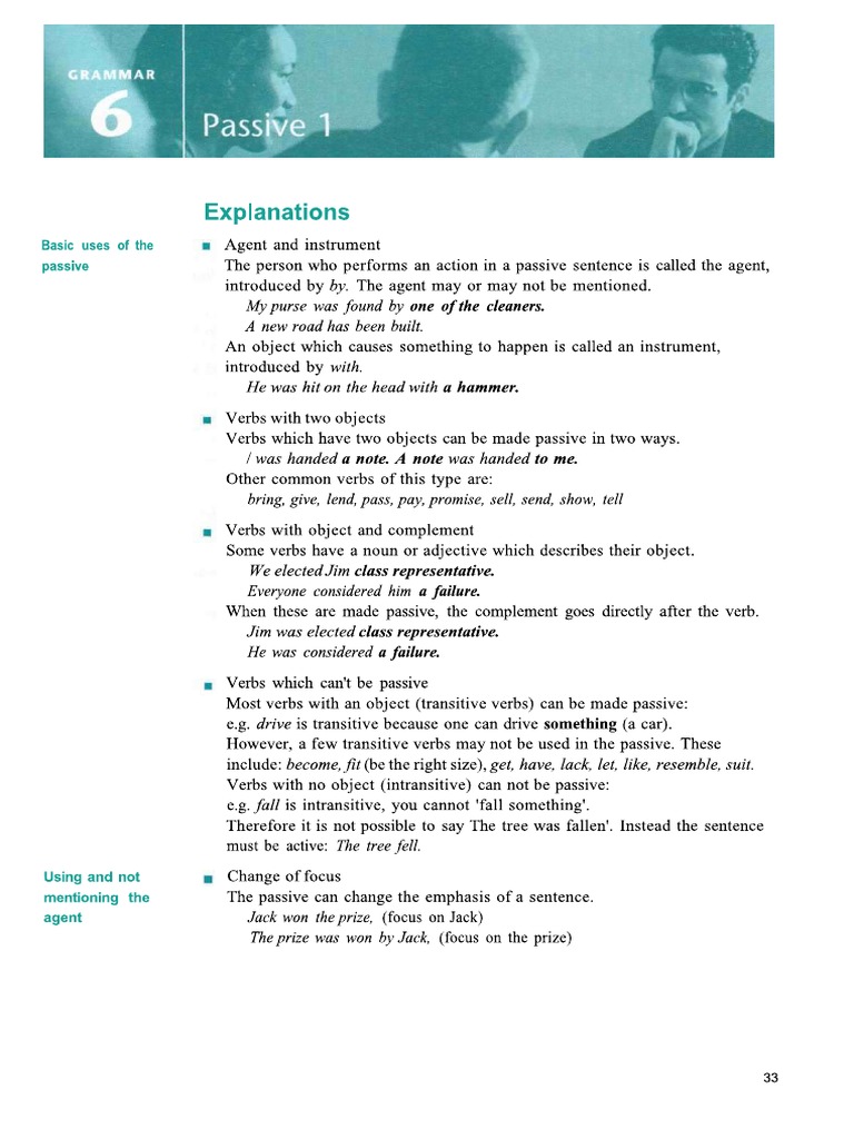 Passive Voice | PDF