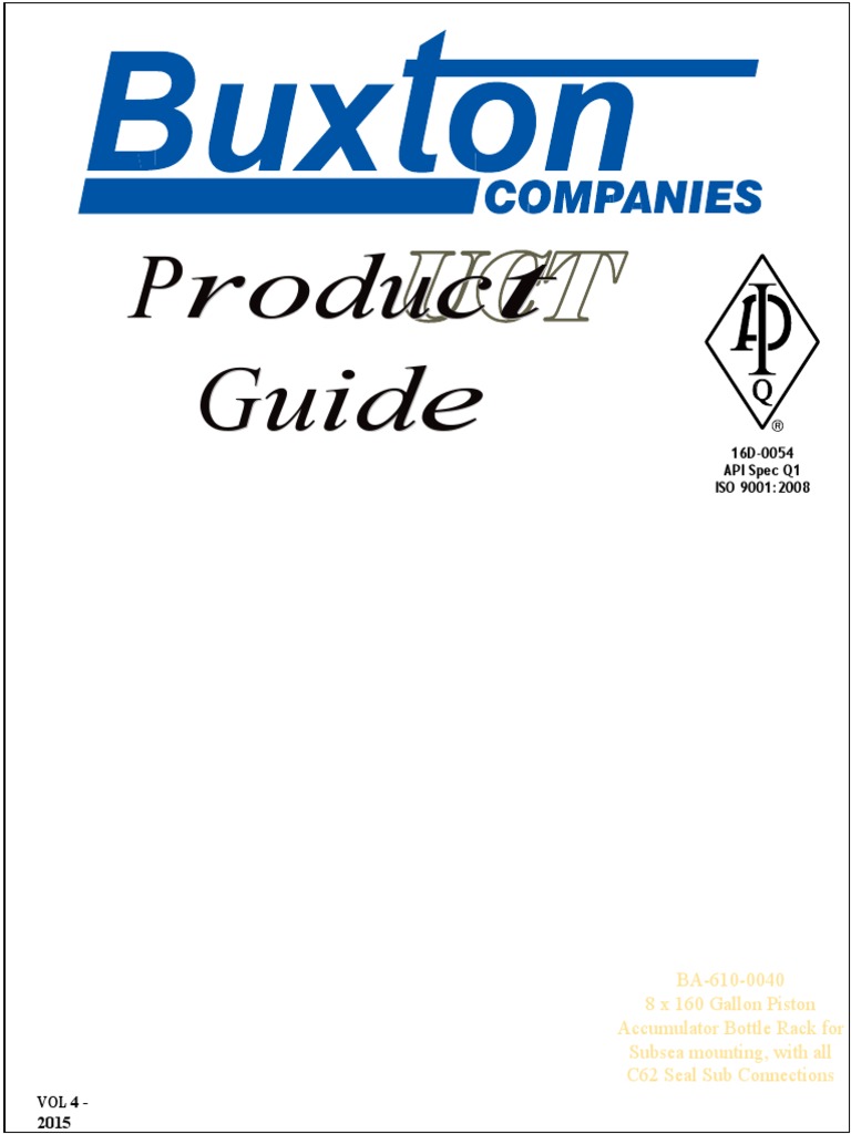 Buxton Product-Guide Unlocked | PDF | Pump | Valve