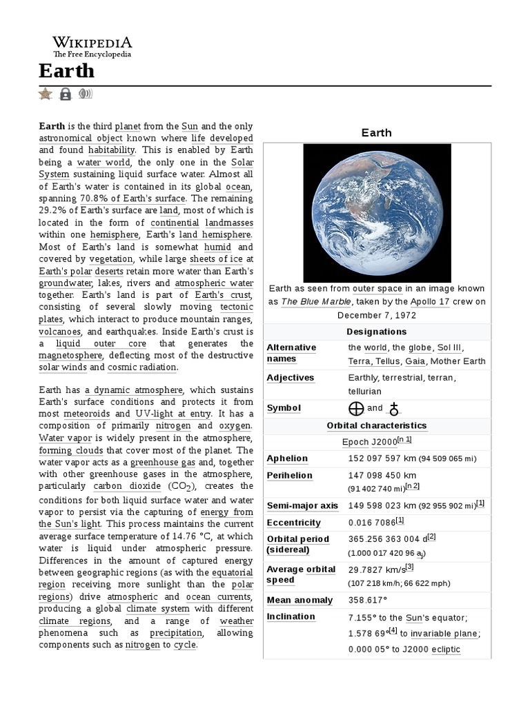 Earth | PDF | Earth | Plate Tectonics