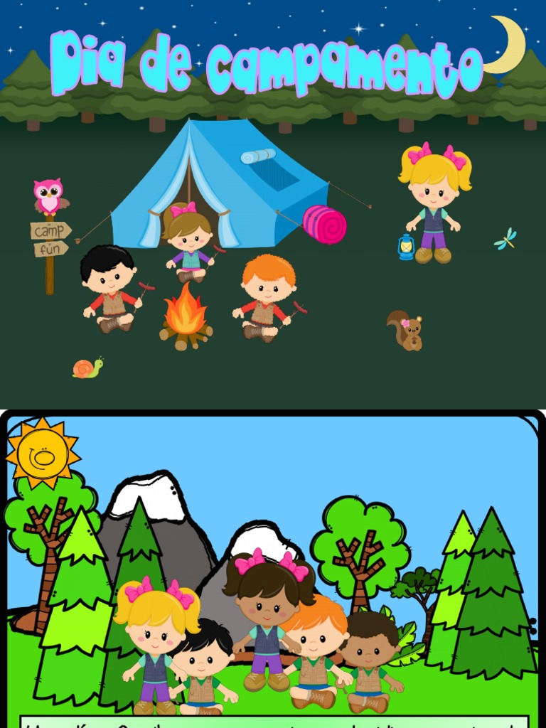 Cuento Dia de Campamento | PDF