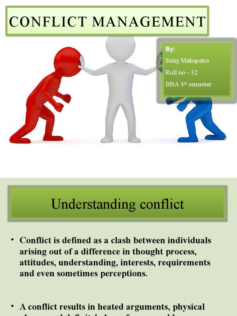 CONFLICT MANAGEMENT | PDF