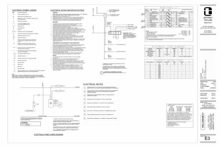 015 E3 Electrical Panel Schedules Riser Diagrams 3 | PDF