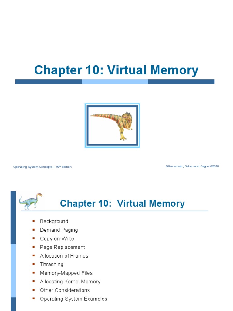 Virtual Memory - CH 10 | PDF | Operating System | Process (Computing)