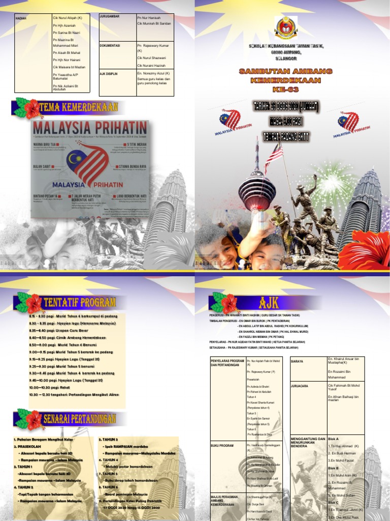 Buku Program Hari Kemerdekaan - Edited | PDF