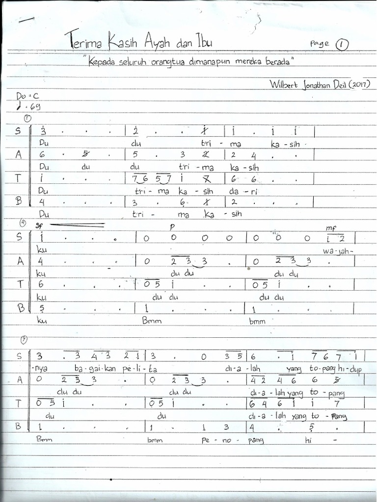 Terimakasih Ayah Dan Ibu Pdf