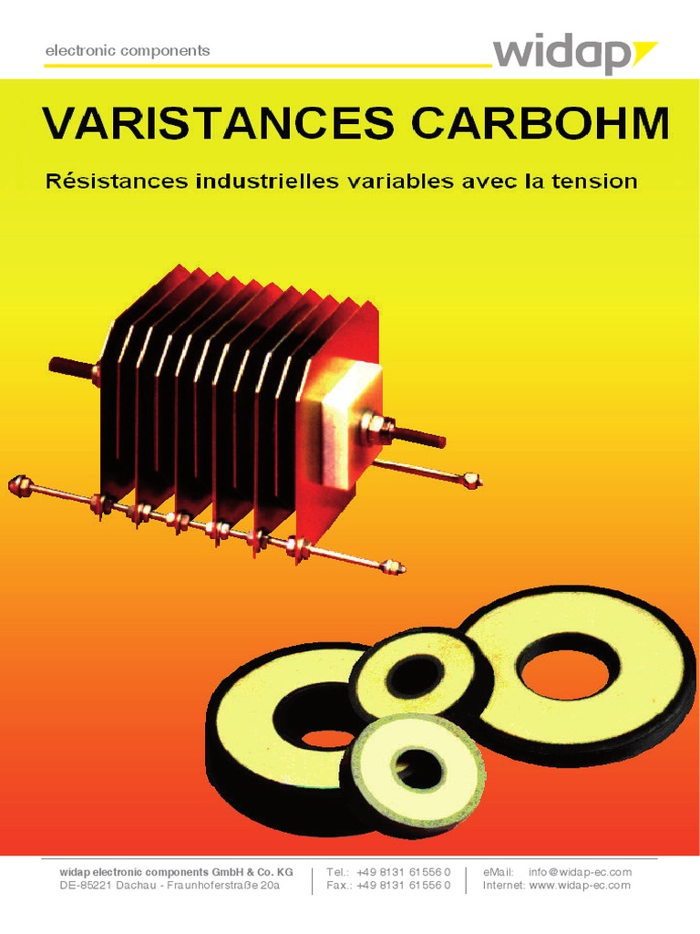 Widap Electronic Components C12 C13 EN | PDF | Electric Power | Systems ...