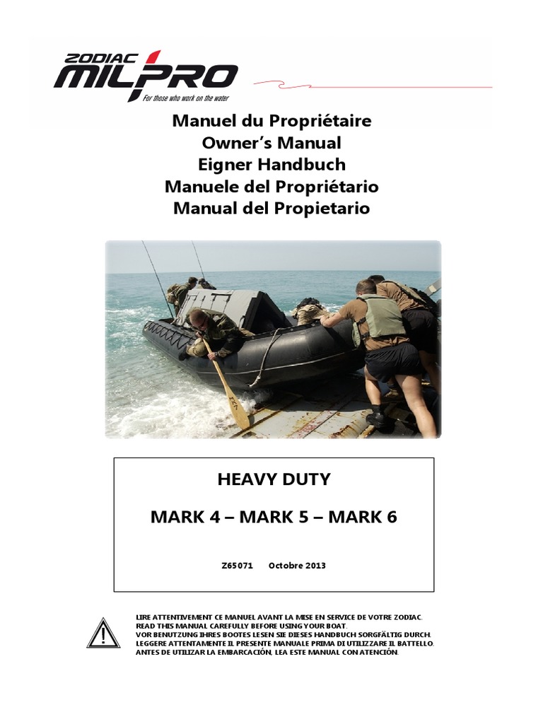 Owners Manual-Z Milpro Heavy Duty mk4-mk5-mk6 | PDF | Pressure | Valve