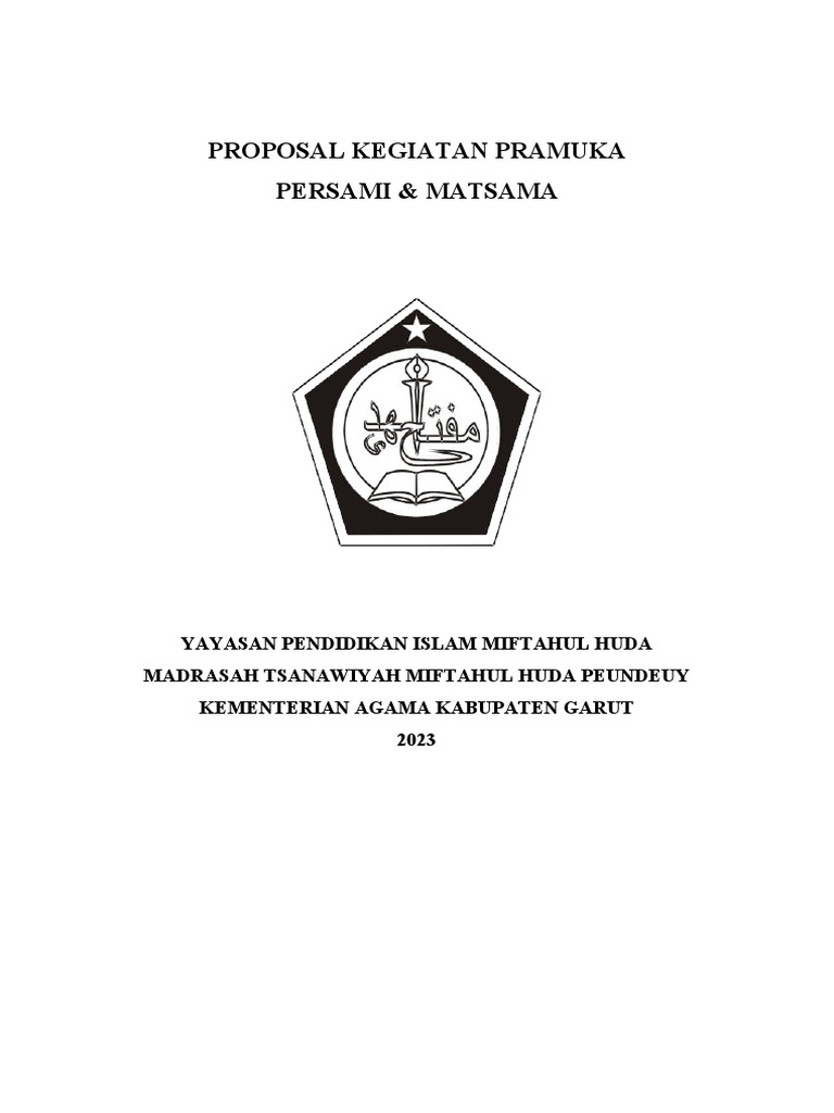 Proposal Kegiatan Pramuka - MH | PDF