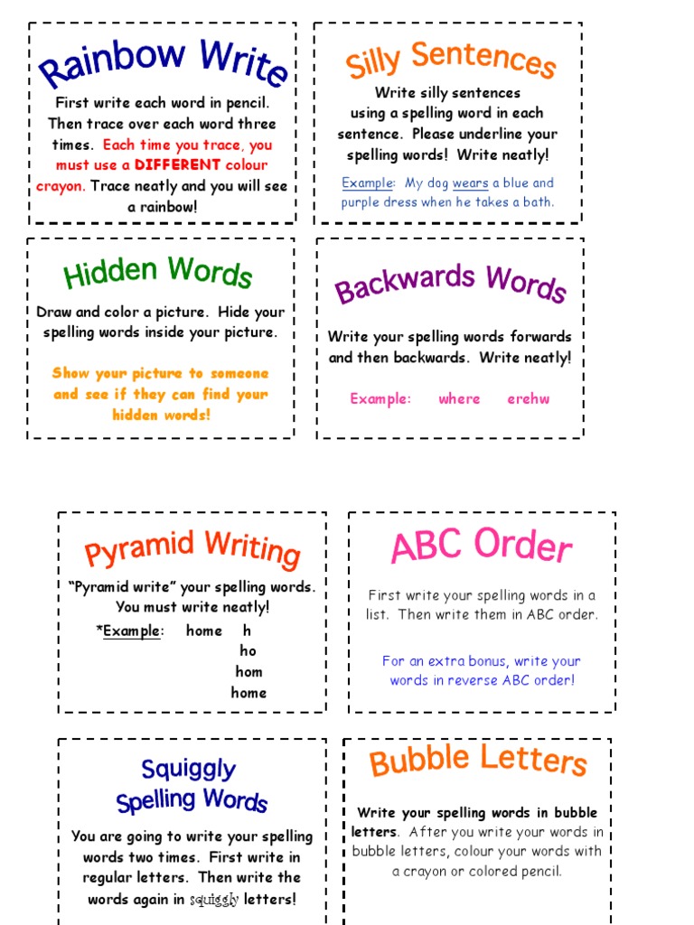 Creative Spelling Activities Guide | PDF | Human Communication | Writing