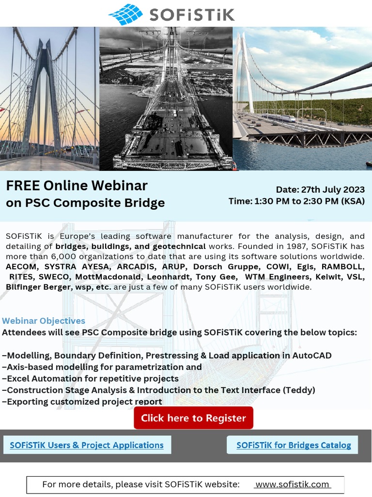 SOFiSTiK - PSC Composite Webinar - SA | PDF