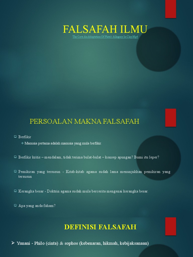 Makna dan Fungsi Falsafah Ilmu | PDF
