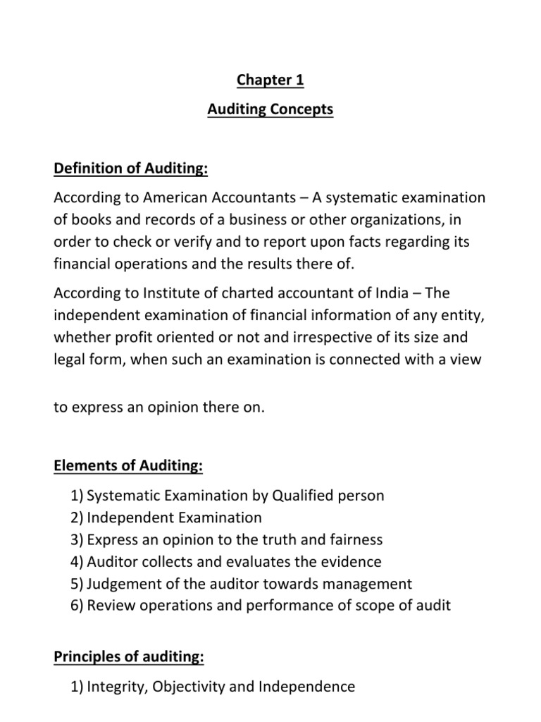 POA 1 (Prepared) | PDF | Audit | Financial Audit