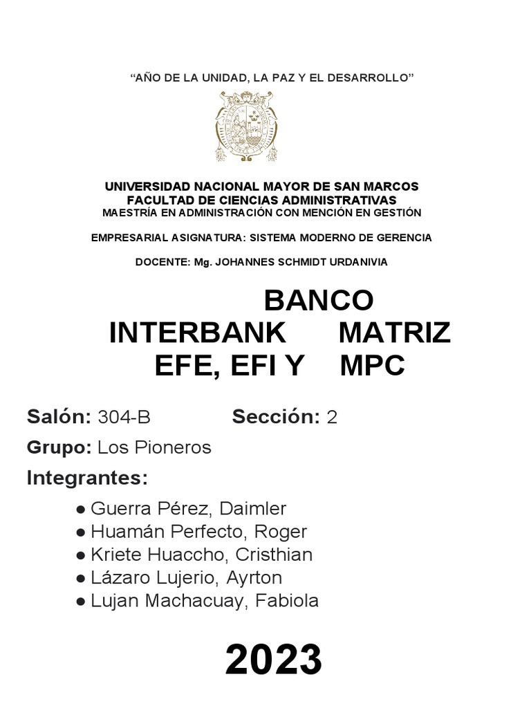 Estructura Del Trabajo Final | PDF | Business | Economias