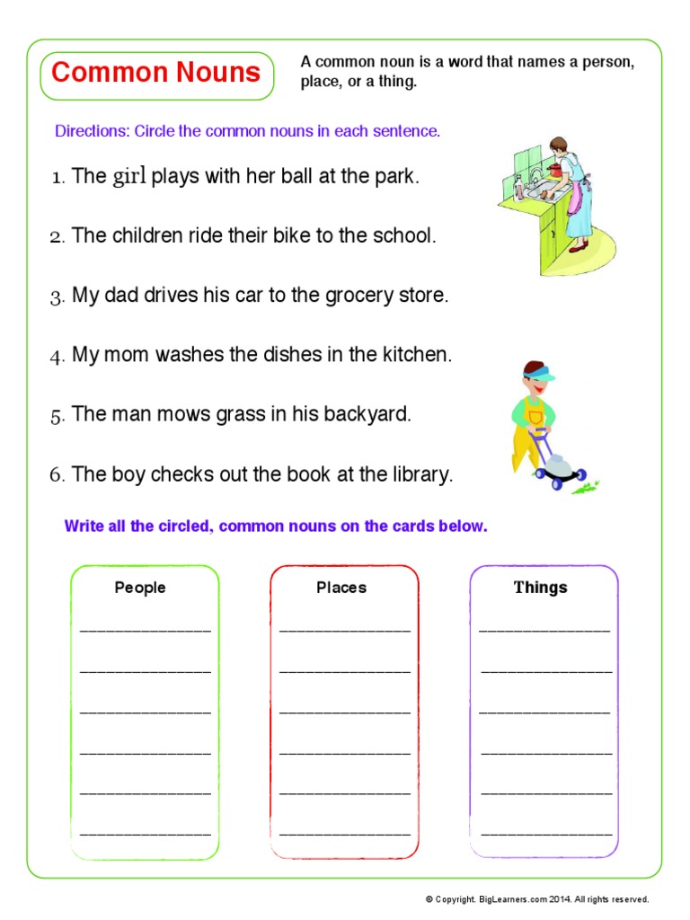 Common Nouns | PDF