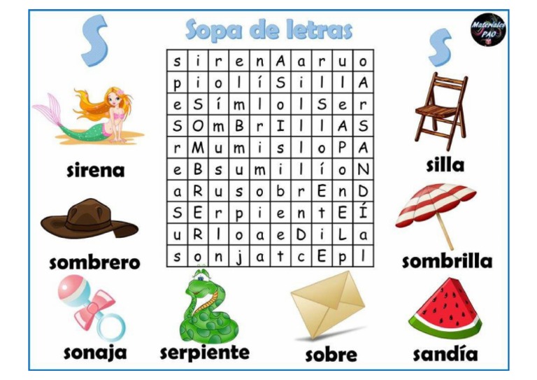 Sopa de Letras S | PDF
