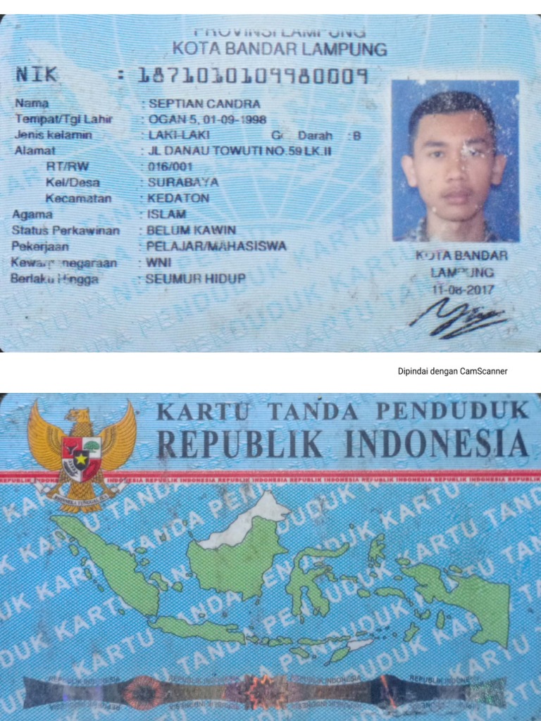 KTP - Septian Candra | PDF