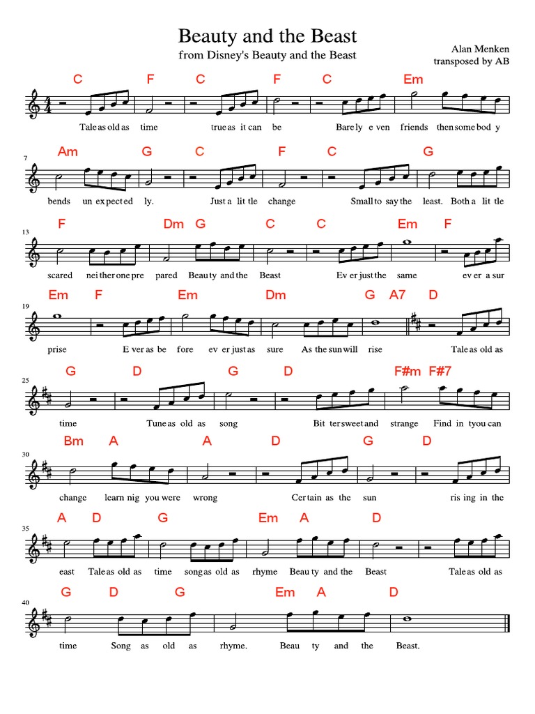 Beauty and The Beast | PDF