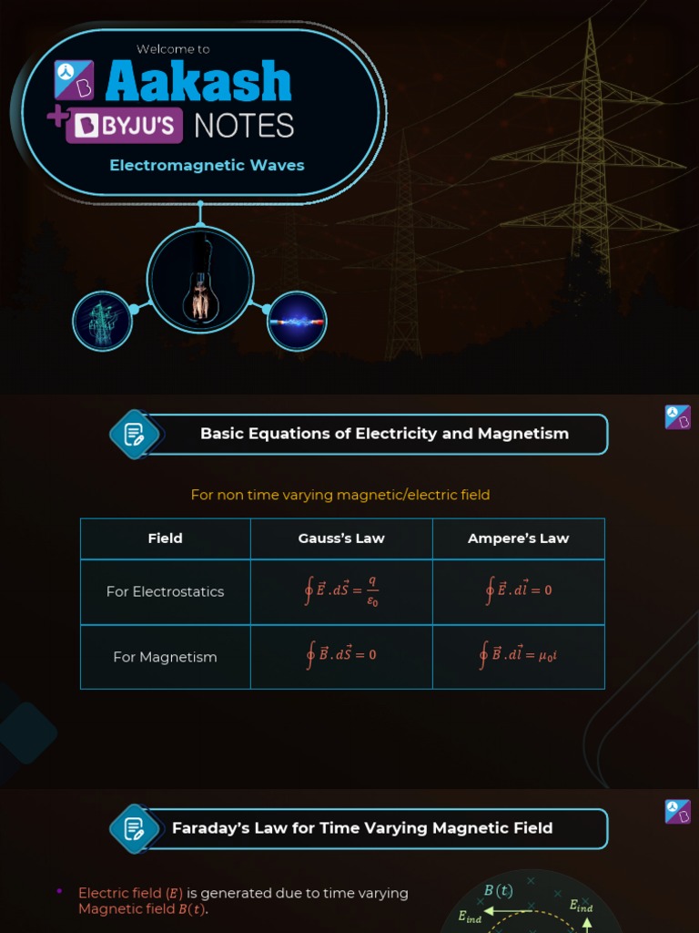 EM Waves | PDF | Waves | Electromagnetic Radiation