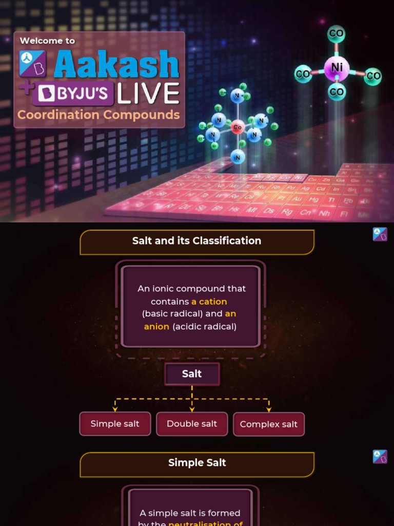 7 Coordination Compounds | PDF | Coordination Complex | Ligand