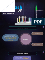 Salt Analysis Ncert | PDF