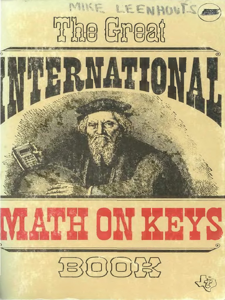 The Great International Math On Keys | PDF