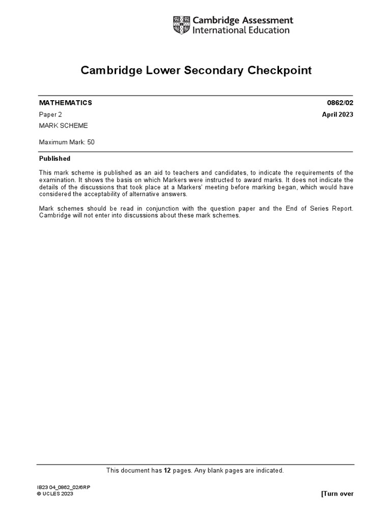 04 0862 02 MS 6RP AFP tcm143-686151 | PDF | Pie Chart | Mathematics