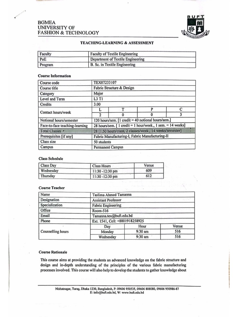 FSD Course Outline | PDF