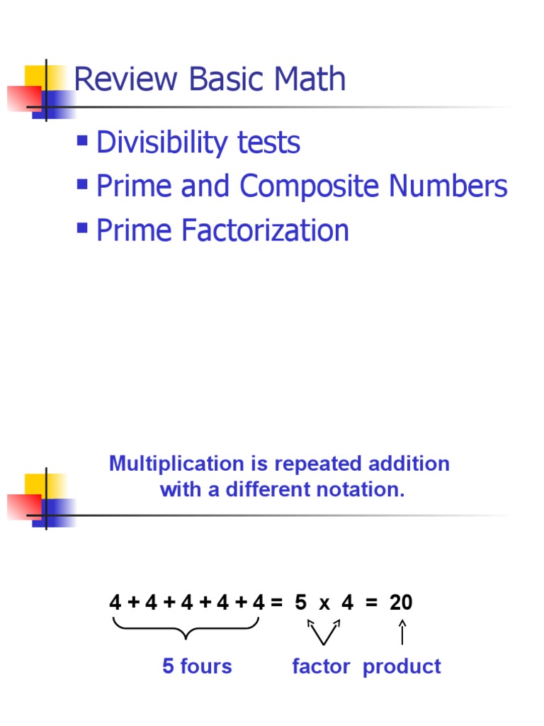 Divisibility Tests - Prime Factorization | PDF