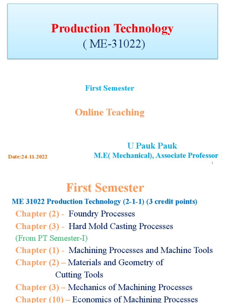 ME - 32021 Chapter (2) FOUNDRY PROCESSES | PDF | Foundry | Casting