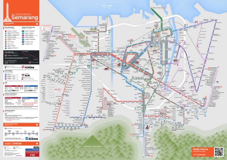 Maps Transportation of Semarang | PDF