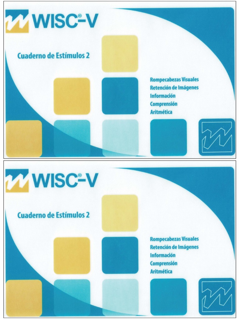 Cuadernillo 2 Wisc-V | PDF | Sangre | Tierra