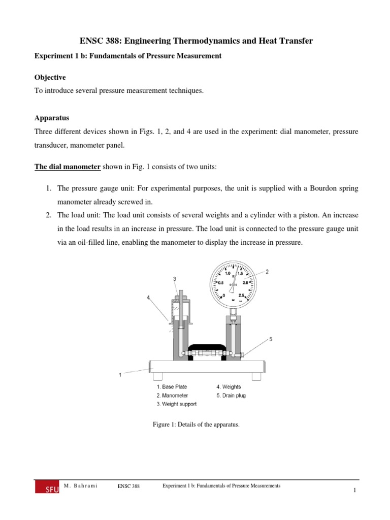 Fundamentals of Pressure Measurements | PDF | Pressure Measurement ...